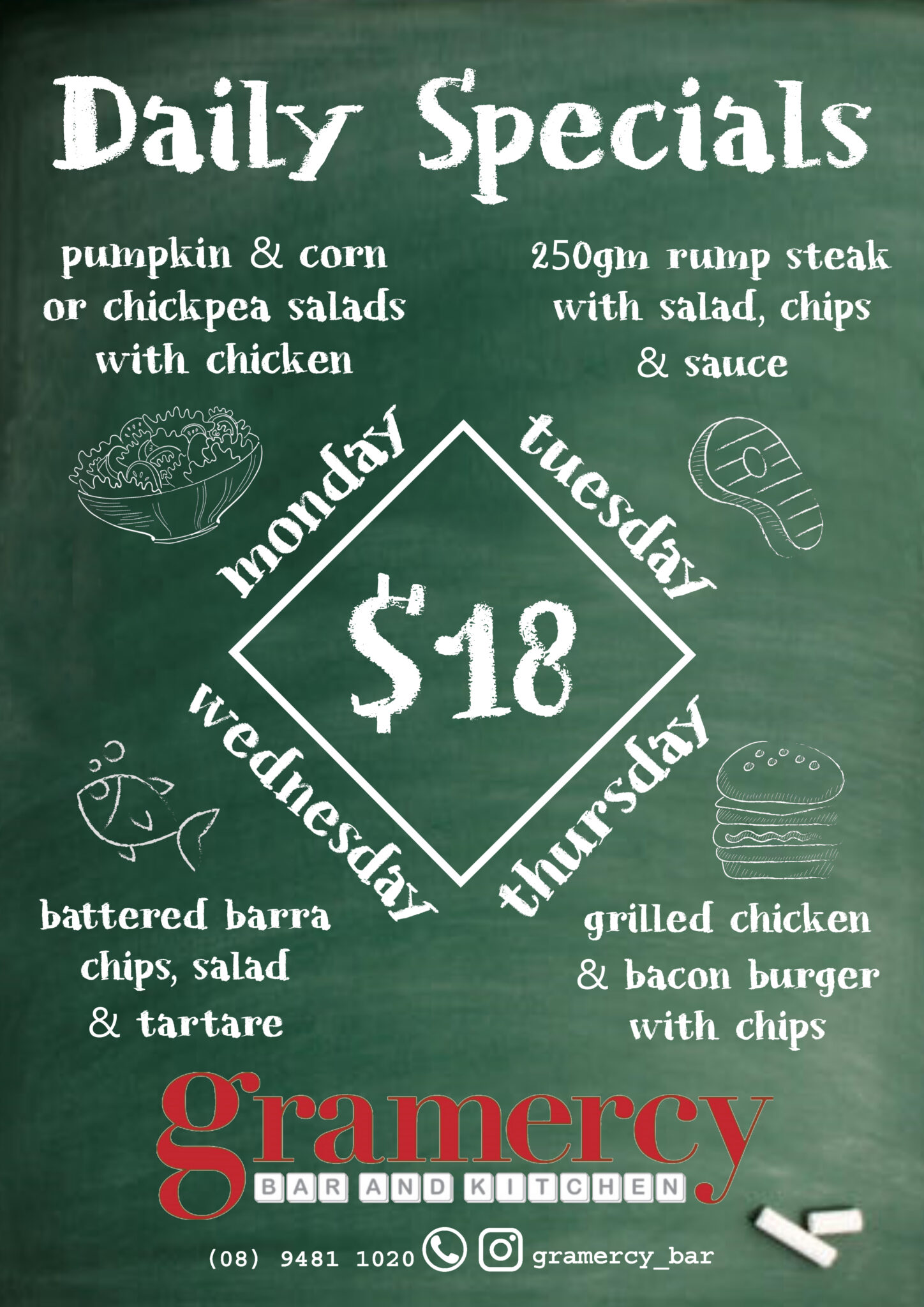 Best Cocktail Bar & CBD Bar Perth | Gramercy Bar & Kitchen